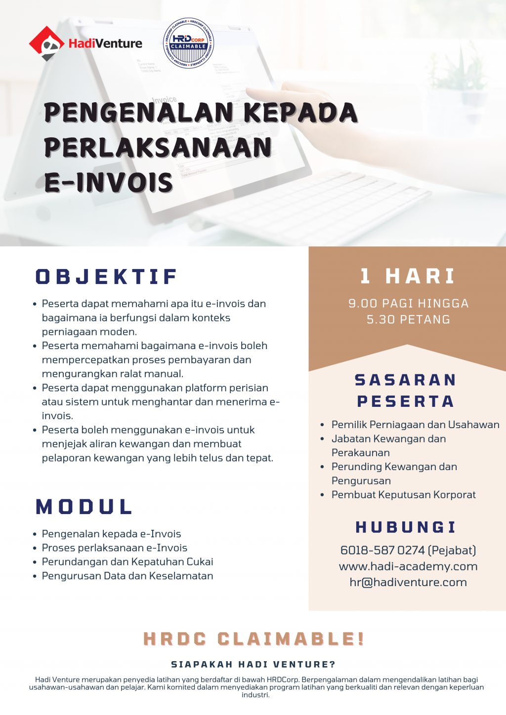 Pengenalan Kepada Perlaksanaan E-Invois - HADI ACADEMY I Preferred ...